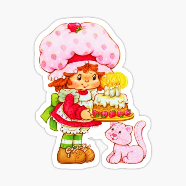 Strawberry Shortcake Stickers | Redbubble