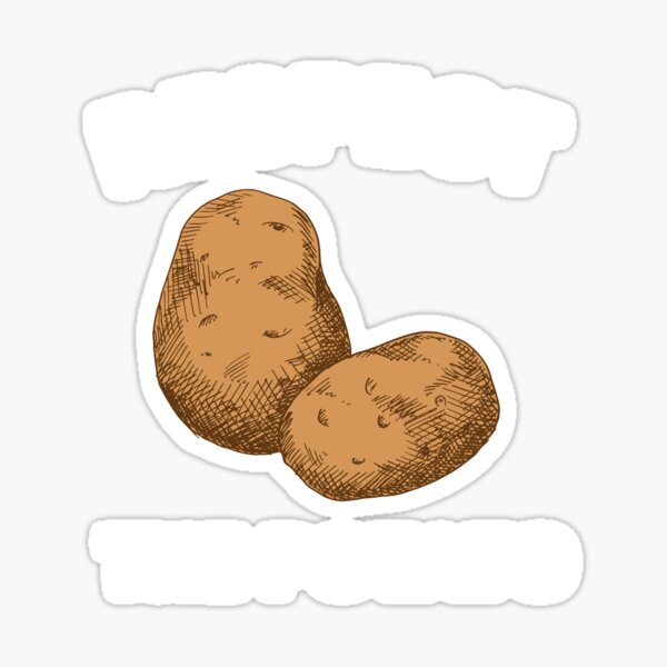 Respect The Potato Sticker By Walid Farroj Redbubble