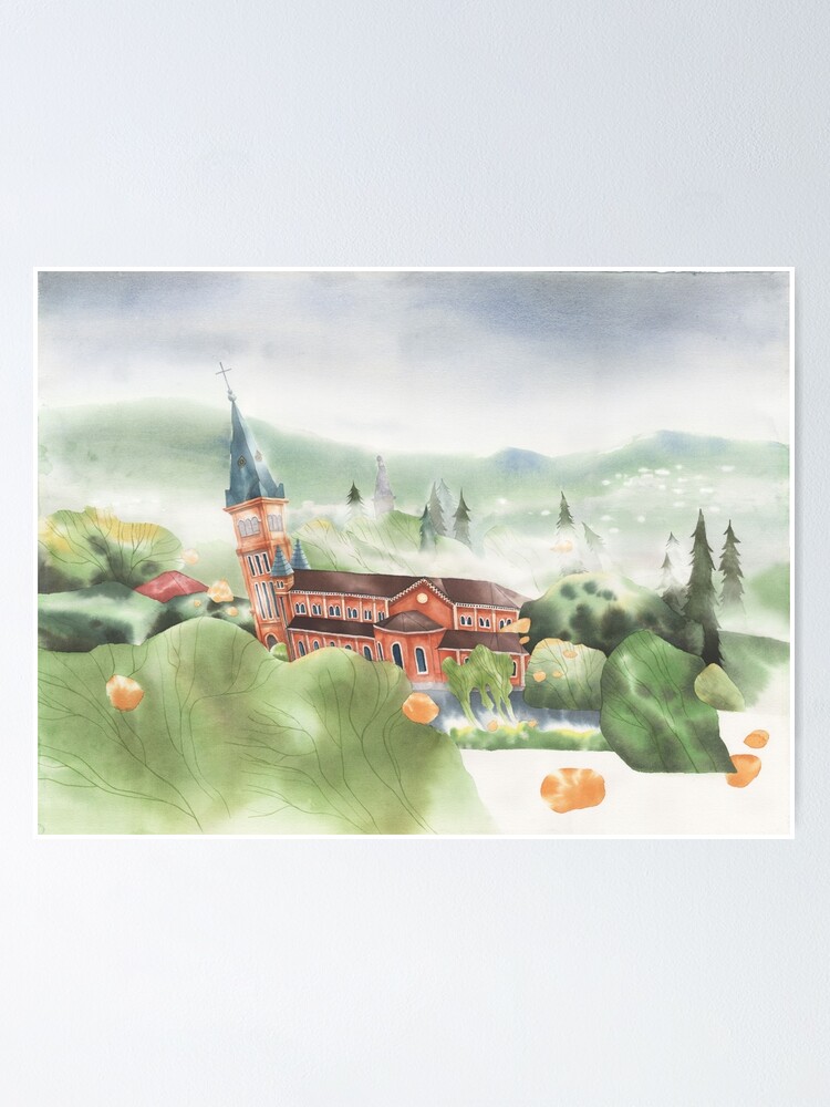 Póster «Catedral de Dalat» de vuuustore | Redbubble