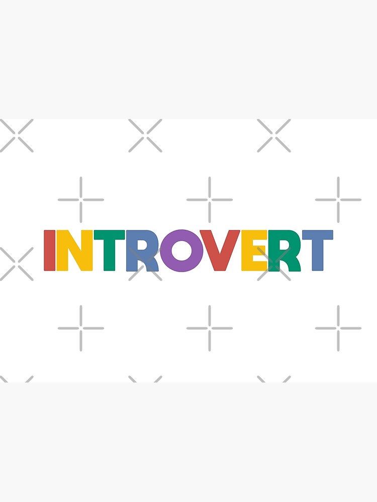"Introvert - Rainbow Palette " Poster for Sale by GhostLonging | Redbubble
