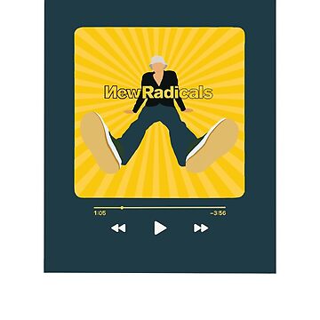 "New Radicals Album Cover" Sticker for Sale by Riley Hook | Redbubble