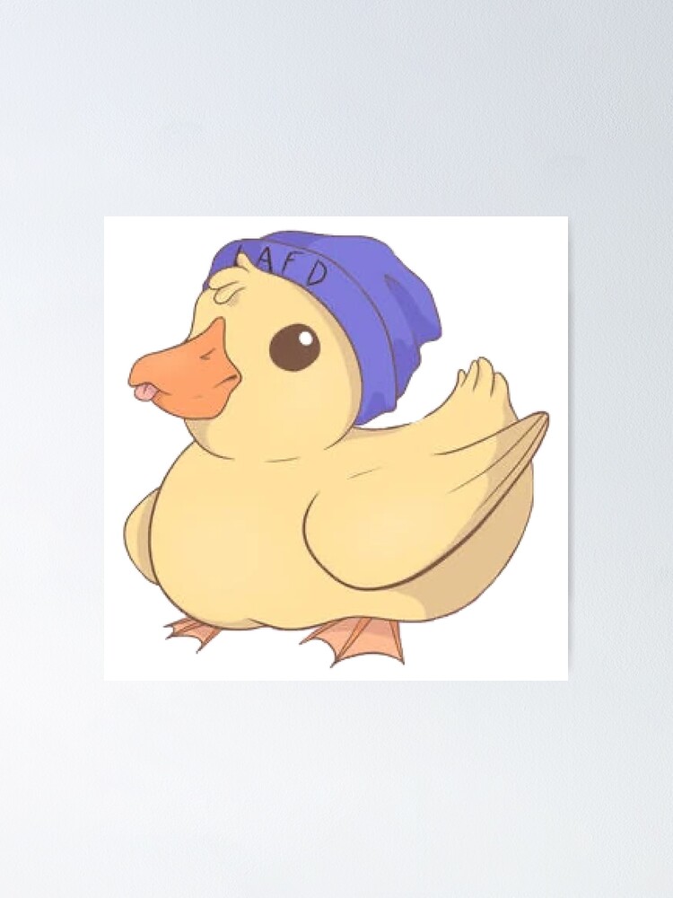 "Quackity Duck" Poster for Sale by UnluckyPanda | Redbubble