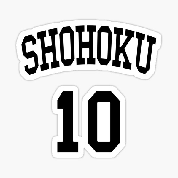 "SHOHOKU" Sticker for Sale by Zebda | Redbubble