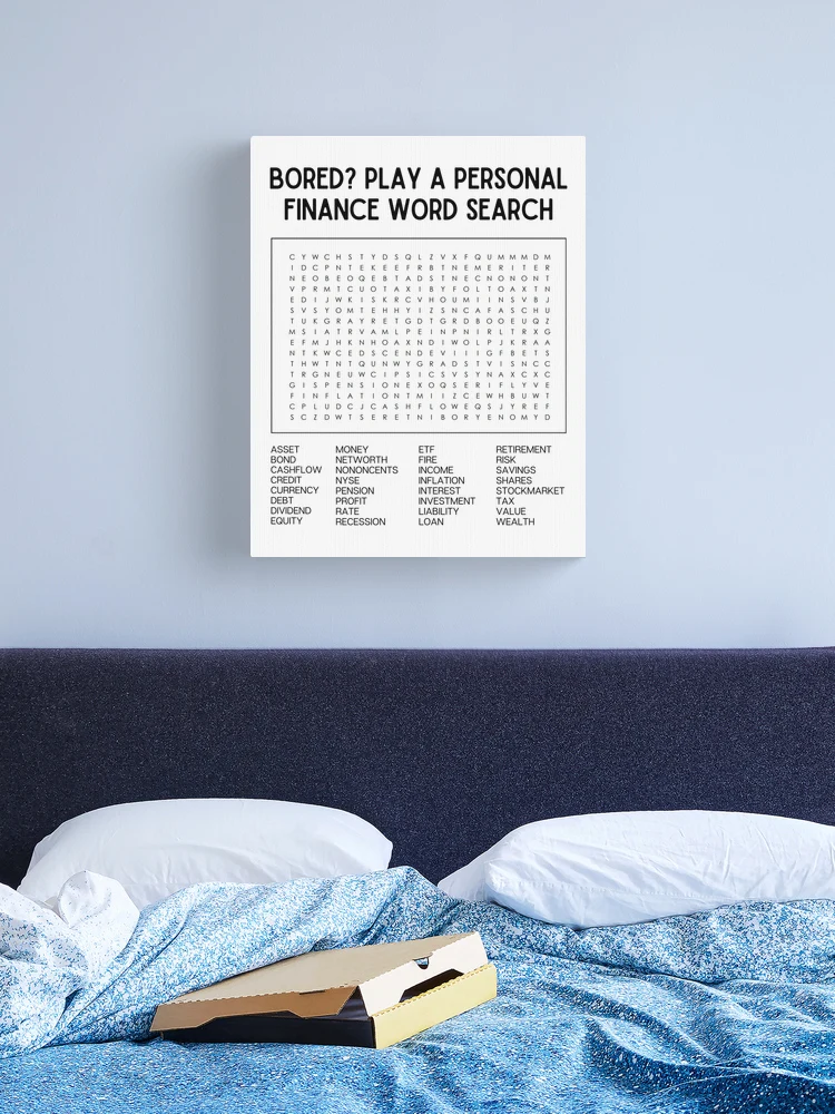 Personal Finance Word Search Answers