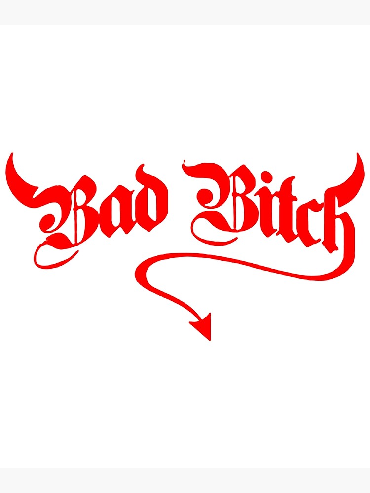 "Nikita Dragun Merch Nikita Dragun Bad B tch Logo" Art Print for Sale ...