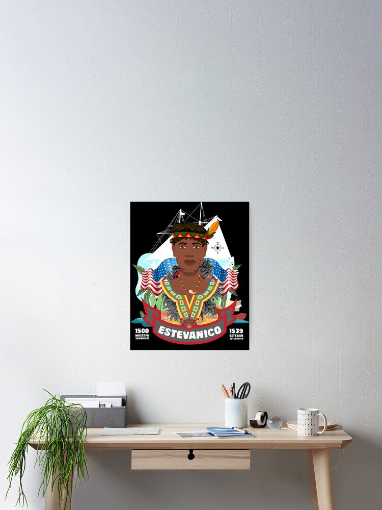 "Estevanico (1500-1539) Mustafa Zemmouri - Esteban - Estebanico" Poster ...