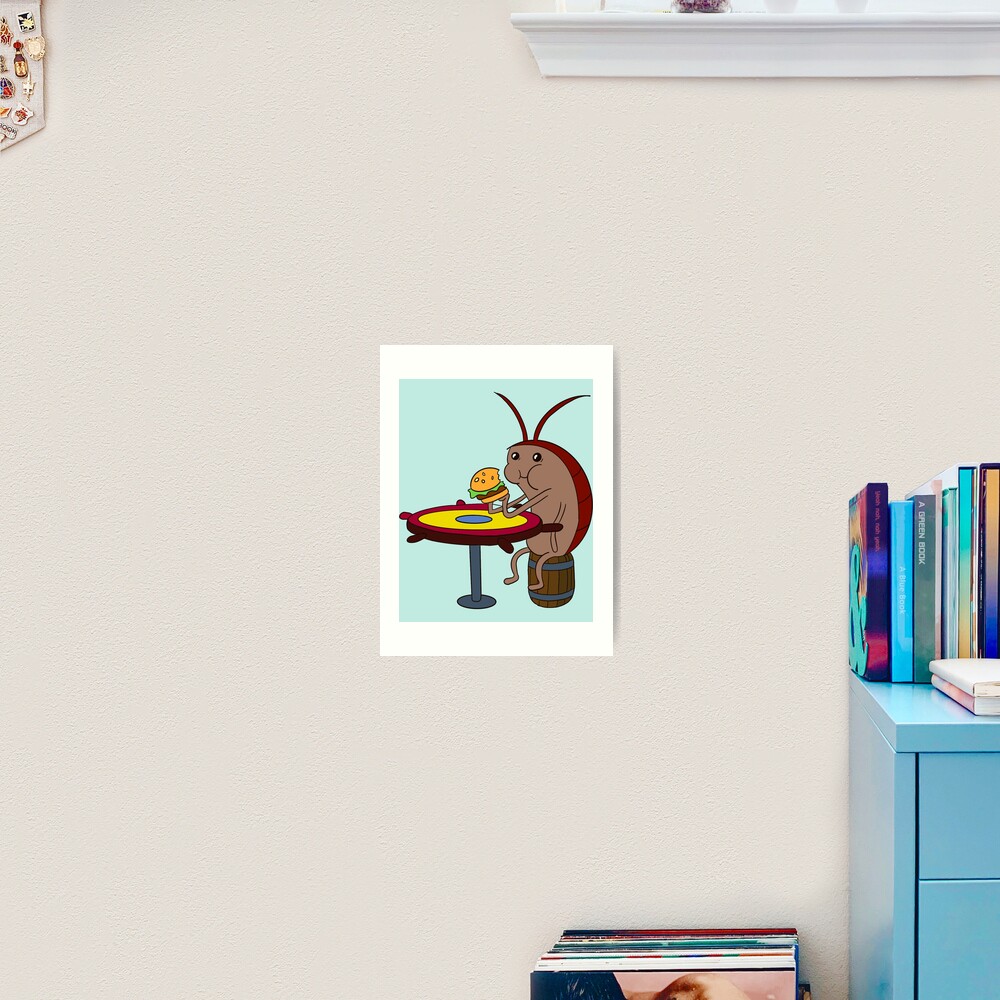 "Spongebob Roach" Art Print by Dalisisaloser | Redbubble