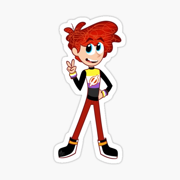 "Penn Zero - Non-Binary Pride" Sticker for Sale by fangirlanimates ...