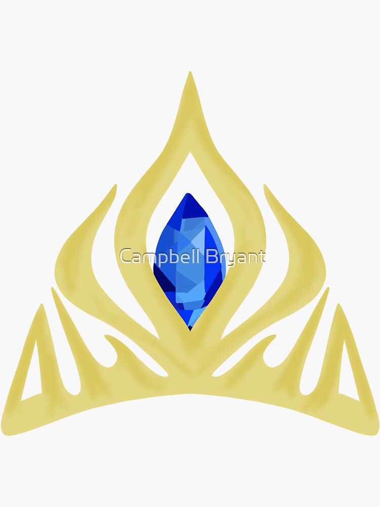 "Ice queen coronation crown" Sticker for Sale by Campbell Bryant ...