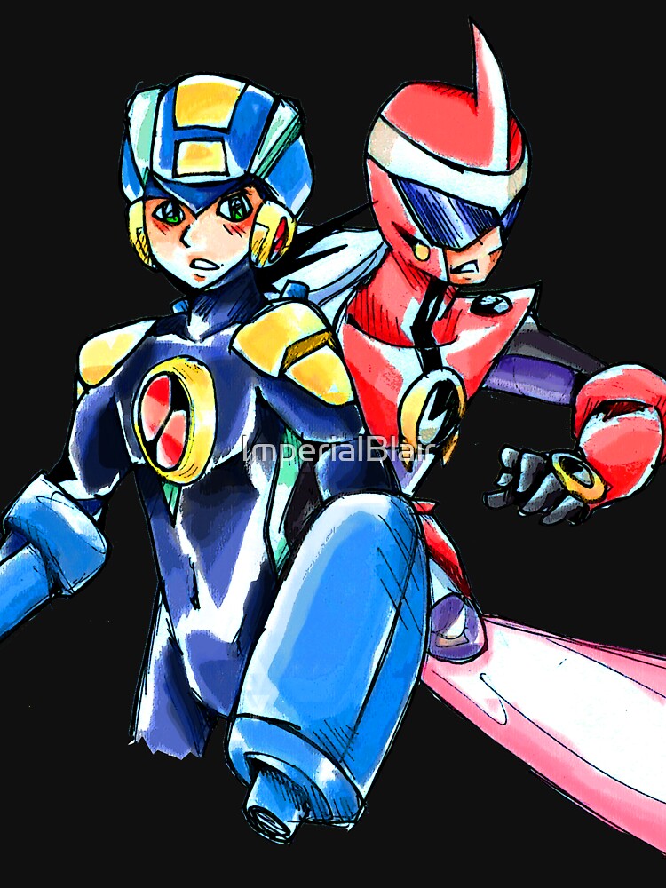 "Megaman & Protoman" Essential T-Shirt for Sale by ImperialBlair ...