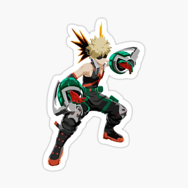 "Bakugo Katsuki My Hero Academia" Sticker by TitanFanatic | Redbubble