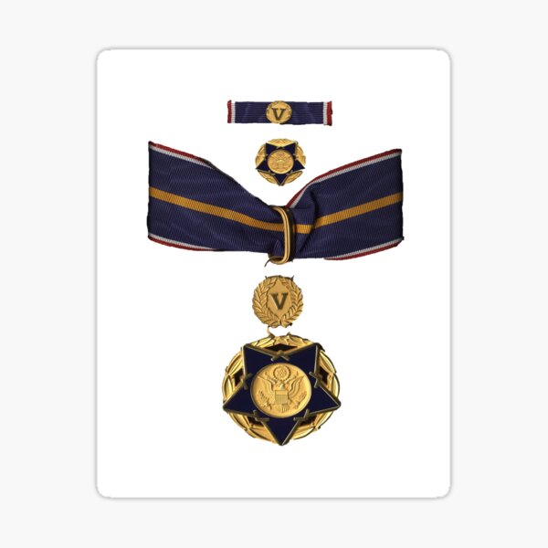 "Medal Of Valor" Sticker by IngenuityDesign | Redbubble