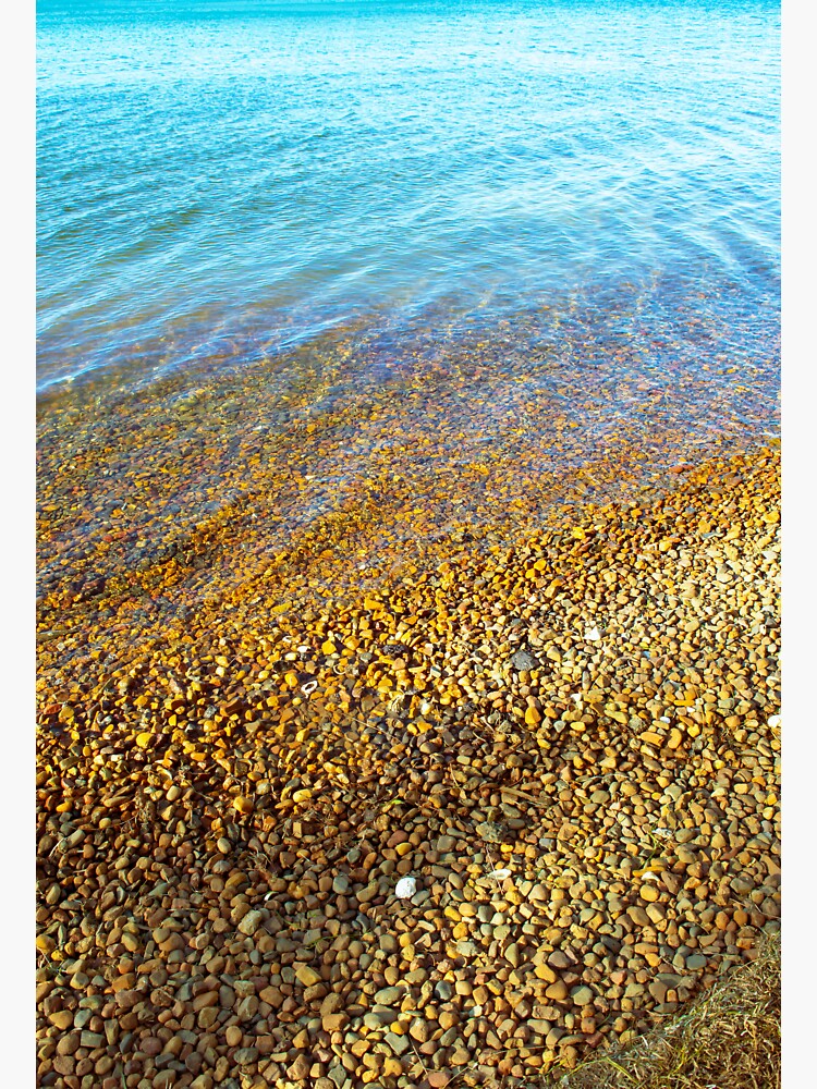 "Lakeside Pebbles | Lake Nature Photography" Sticker for Sale by ...