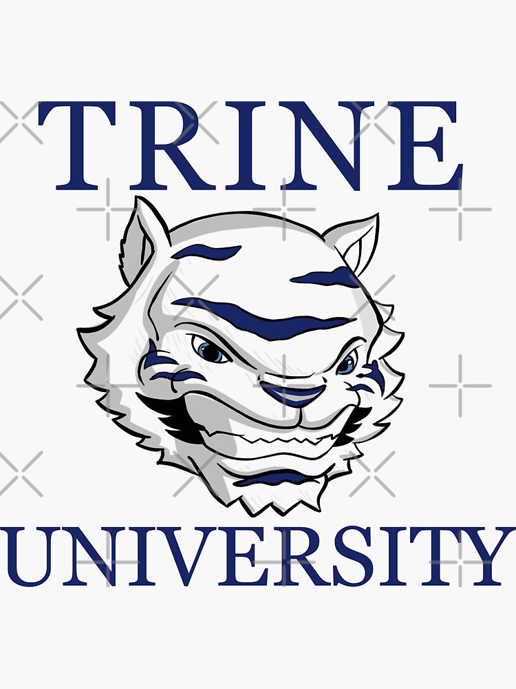 "Trine University" Sticker for Sale by Made-by-Mads | Redbubble