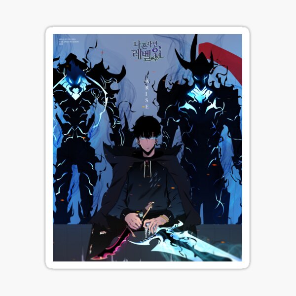 "Solo Leveling" Sticker for Sale by HakameCreation | Redbubble