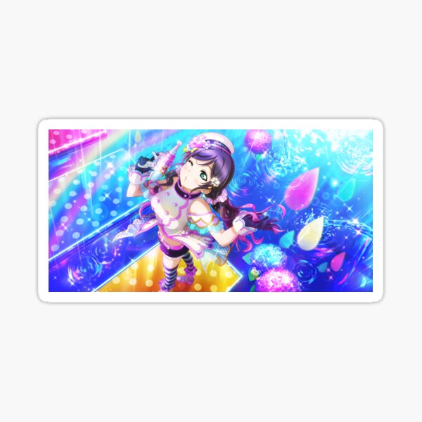 "nozomi tojo ~raindrops~" Sticker for Sale by celestialuden1 | Redbubble