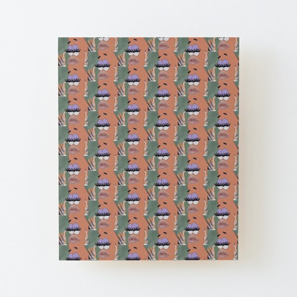 "patrick star // nails, lashes, lipgloss" Mounted Print for Sale by ...