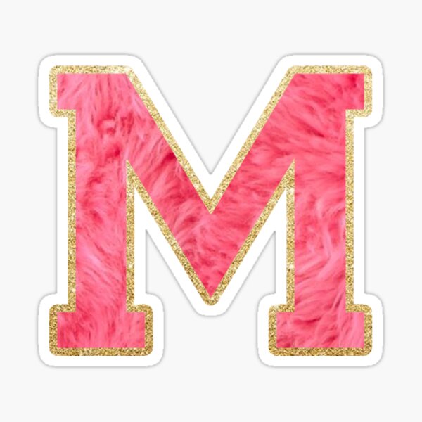 "Varsity M " Sticker for Sale by Megan-Kendall | Redbubble