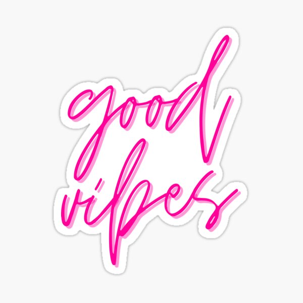 "good vibes sticker" Sticker by jmlies | Redbubble