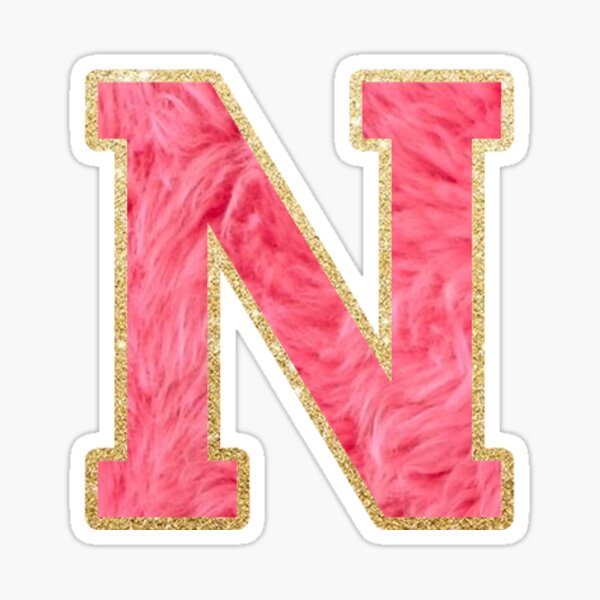"Varsity N" Sticker for Sale by Megan-Kendall | Redbubble