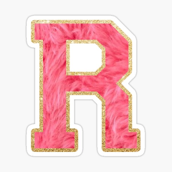 "Varsity R" Sticker by Megan-Kendall | Redbubble