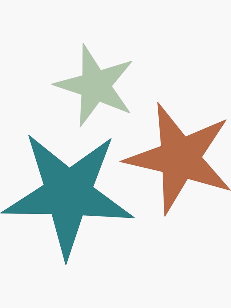 "Boho Star Stickers" Sticker for Sale by Kaatieeeee11 | Redbubble