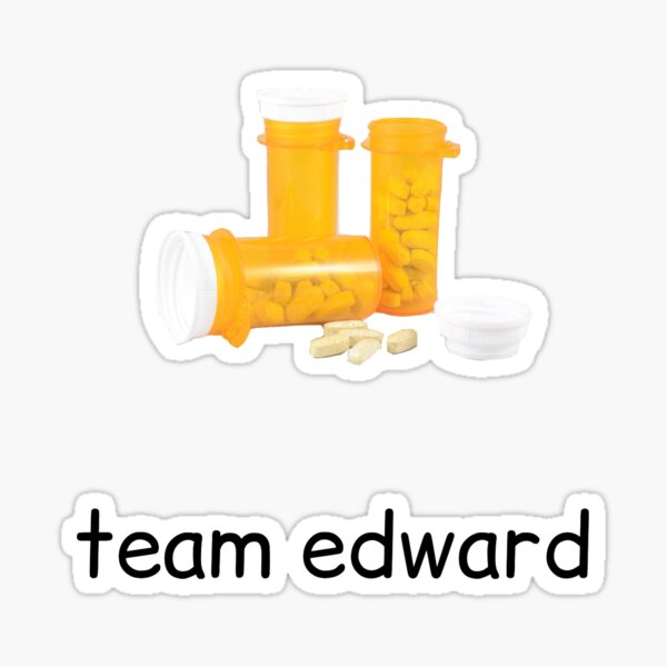 "team edward" Sticker for Sale by IMakeZeroSense | Redbubble