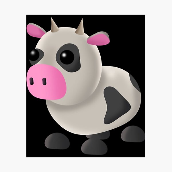 Cow Adopt Me Wall Art | Redbubble
