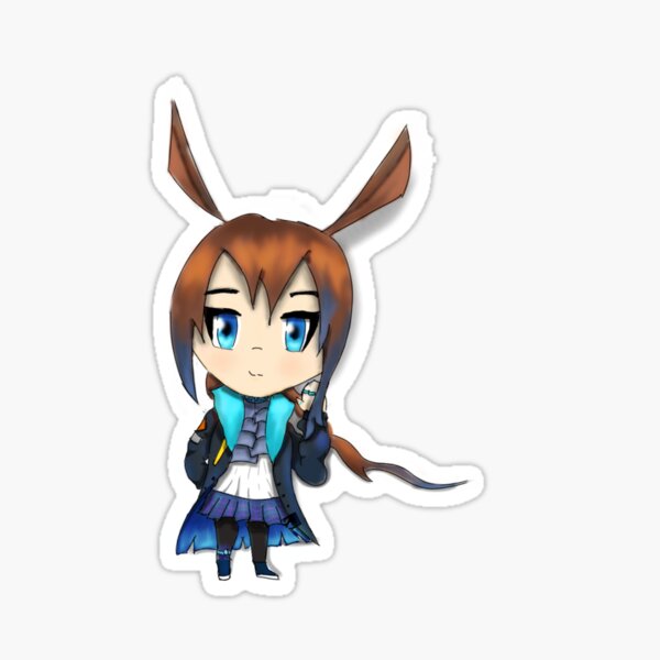 "Amiya Arknights! Chibi Version!" Sticker for Sale by AheraRoses ...