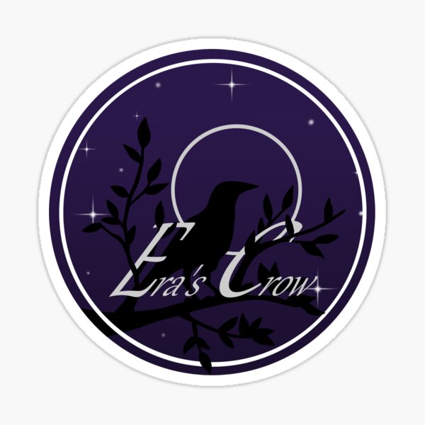 "Crow Logo" Sticker by EraCrow | Redbubble