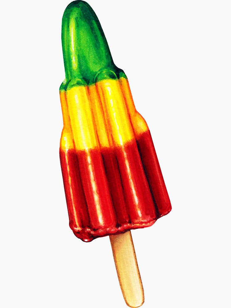 "Zoom Ice Lolly Pattern" Sticker for Sale by KellyGilleran | Redbubble