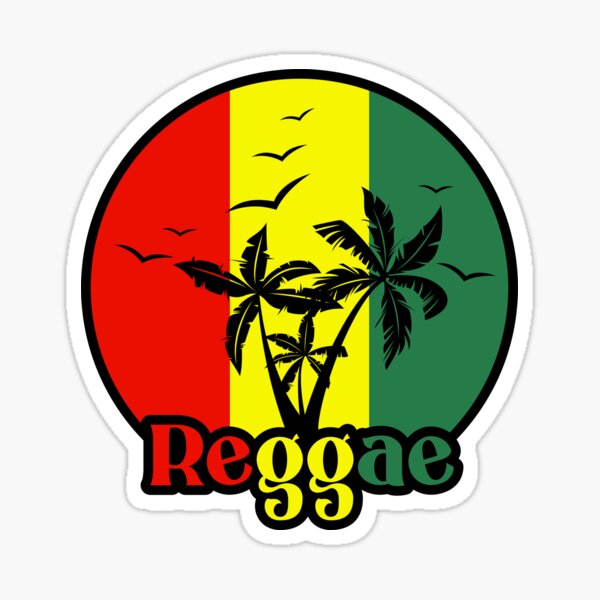 "Reggea" Sticker for Sale by ondrejcreates | Redbubble