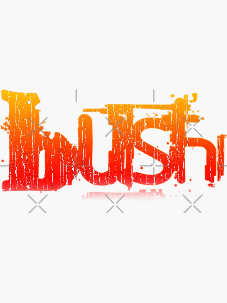 "Bush band logo" Sticker for Sale by anaghoni | Redbubble