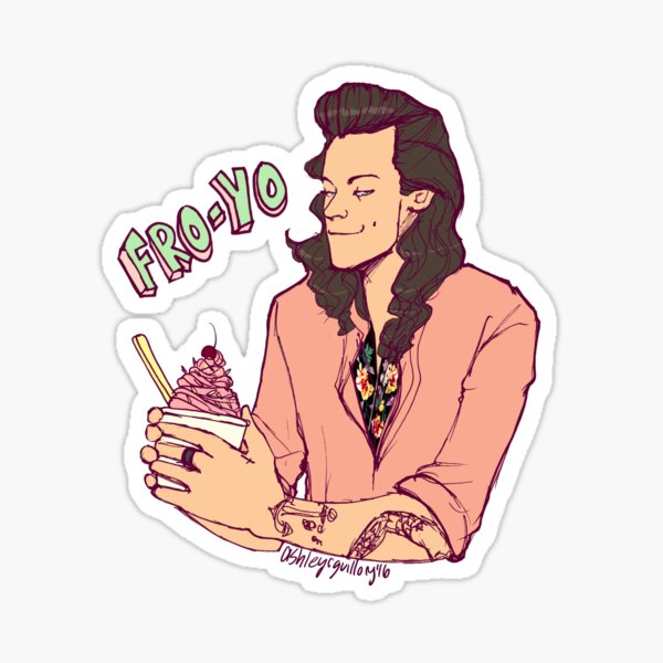 Fro Yo Stickers | Redbubble