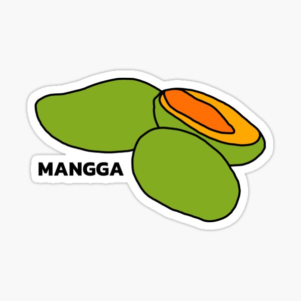 "Mango (Mangga)" Sticker for Sale by Sean-Evans | Redbubble