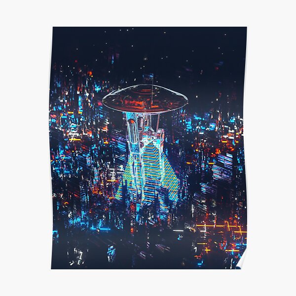 "[03-01-21] - Night City" Poster by TFMSTYLE | Redbubble