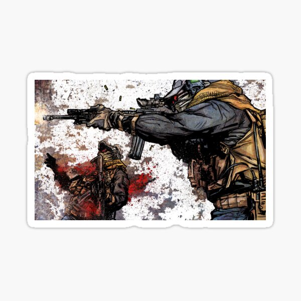 "Private military contractor " Sticker by Cristianvan | Redbubble