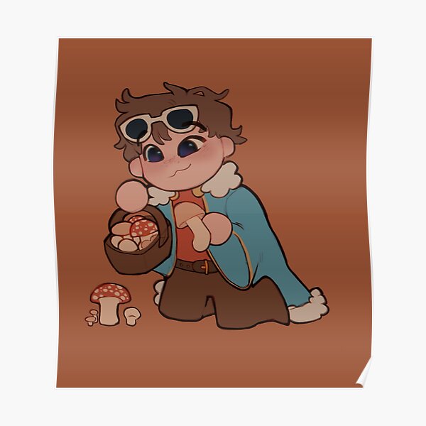 "Gogy the Mushroom king - GeorgeNotFound " Poster for Sale by Twiggypng ...