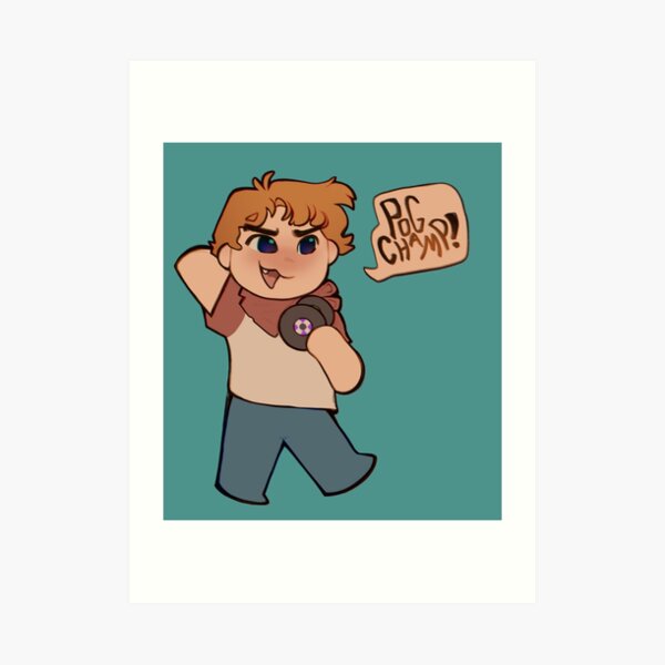 "POGCHAMP - tommyinnit " Art Print by Twiggypng | Redbubble