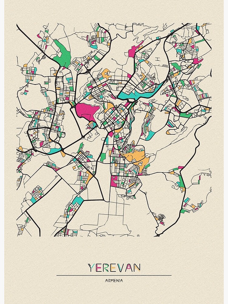 Yerevan Map Armenia: A Global People