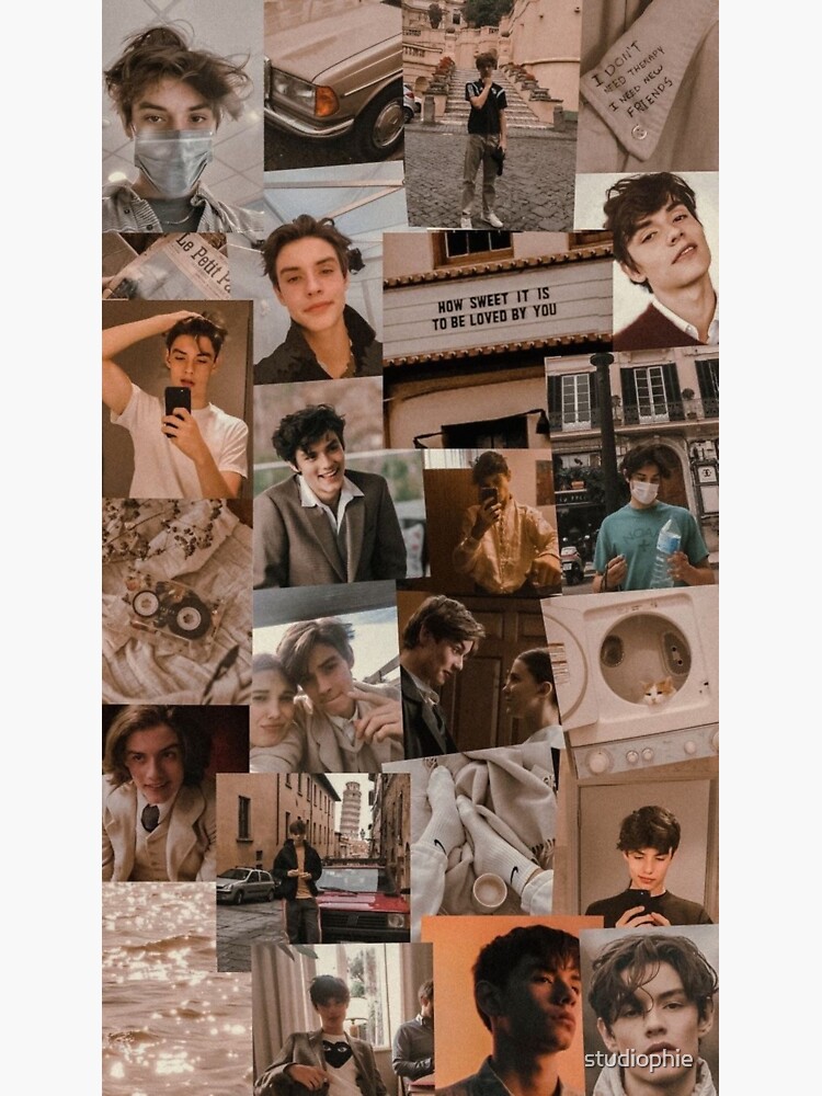 "Louis Partridge Collage Phone Case" Sticker for Sale by sophiesdesignz ...