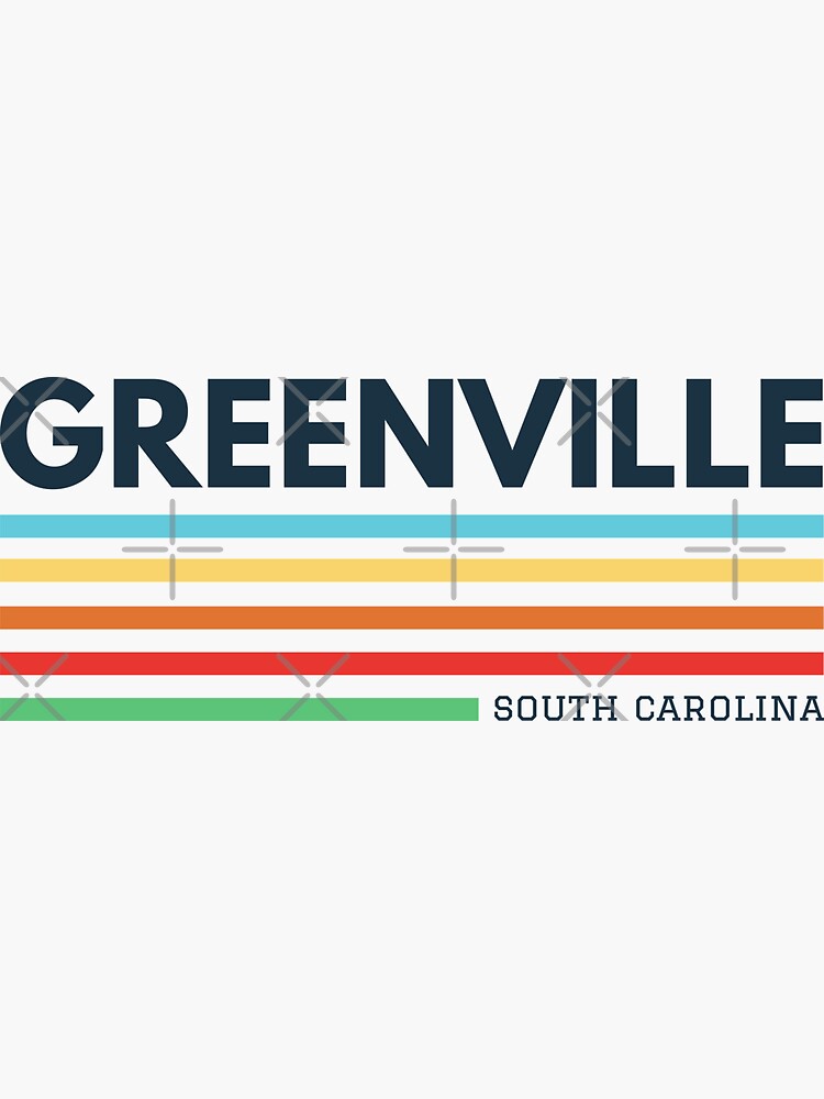 "Greenville South Carolina" Sticker for Sale by Taumaturgo | Redbubble