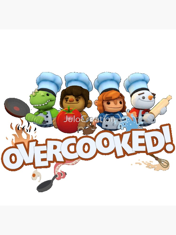 "Overcooked Logo video game" Poster for Sale by JuloCreation | Redbubble