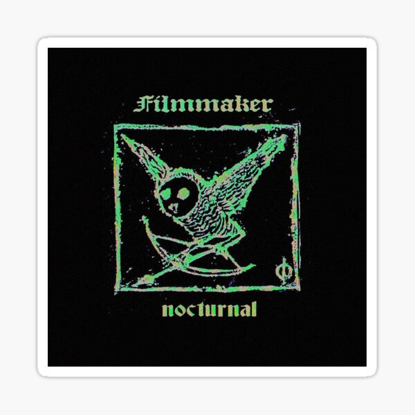 "Filmaker - Nocturnal" Sticker for Sale by JoshSeiler | Redbubble