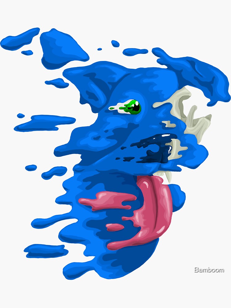 "Slime dog in the Wind" Sticker for Sale by Bamboom | Redbubble