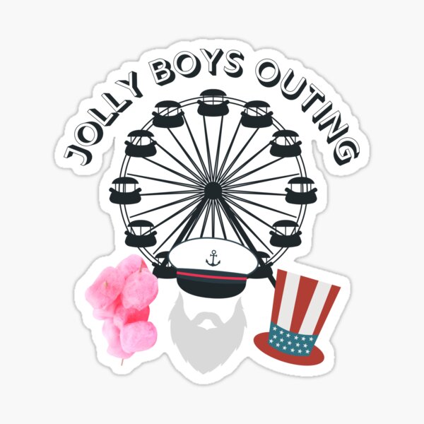 "The Jolly Boys Outing" Sticker by artiepants | Redbubble