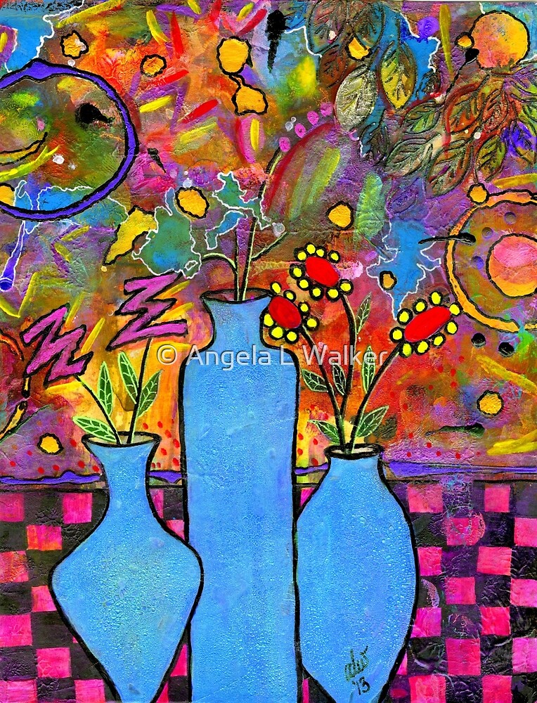 "An Abstract Still Life" by © Angela L Walker | Redbubble