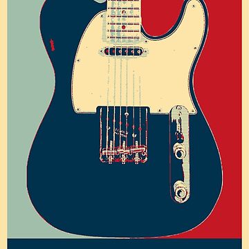 "Telecaster electric guitar in poster style" Poster for Sale by Music ...
