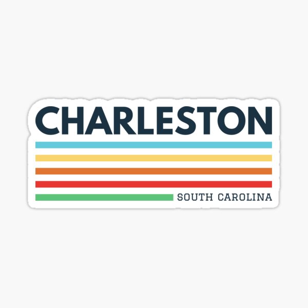 "Charleston South Carolina" Sticker for Sale by Taumaturgo | Redbubble