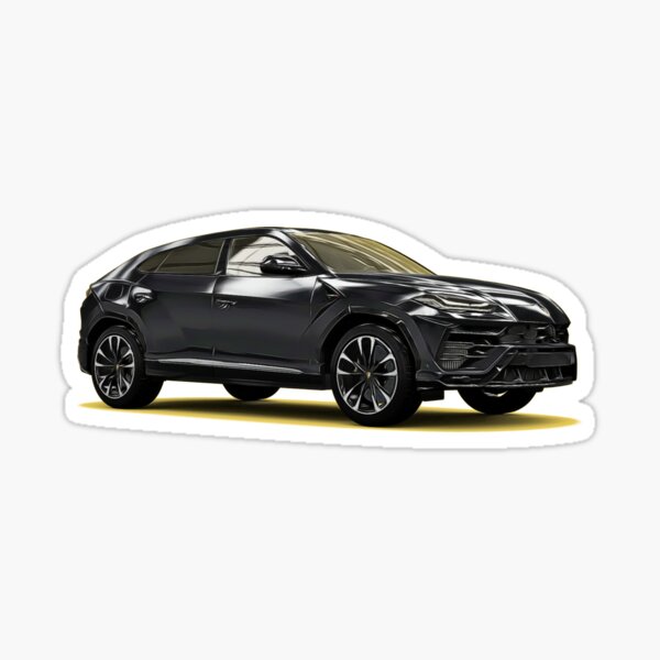 "Urus Cartoon" Sticker by Auto-Prints | Redbubble